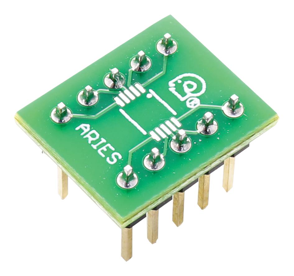 LCQT-MSOP10 - Aries - Adapter IC, 10-MSOP - 10-DIP, rozstaw 2.54mm LCQT-MSOP10 - Aries - Adapter IC, 10-MSOP - 10-DIP, rozstaw 2.54mm